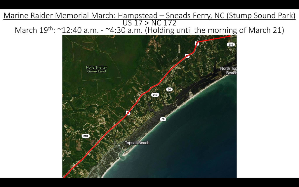 MARINE RAIDER MEMORIAL MARCH ROUTE • Navarre Newspaper