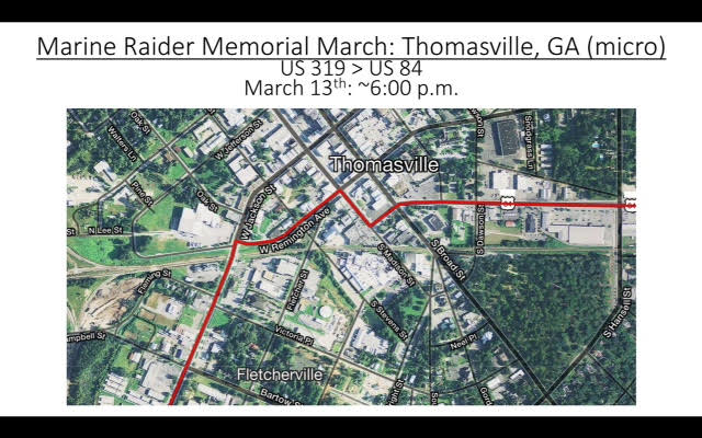 MARINE RAIDER MEMORIAL MARCH ROUTE • Navarre Newspaper